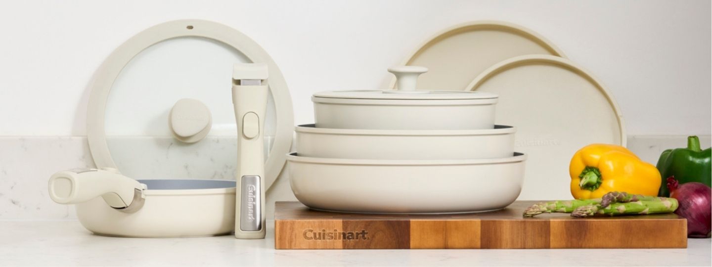 Win the New ClickSmart Nonstick Detachable Handle Cookware Set ...