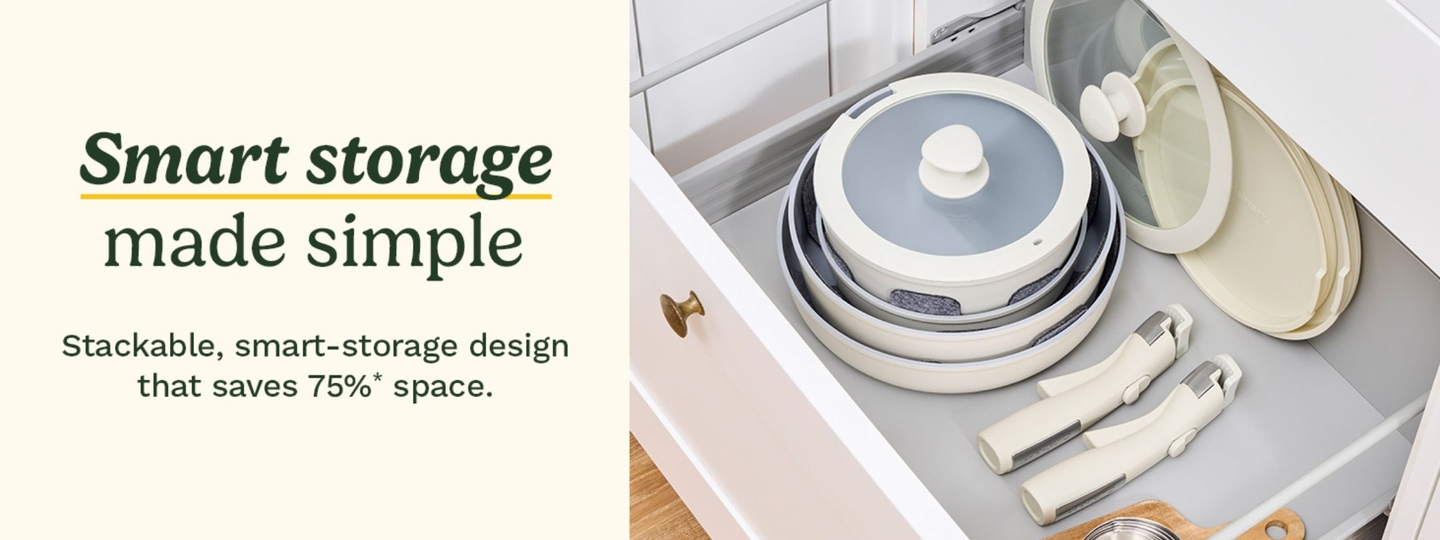 Win the New ClickSmart Nonstick Detachable Handle Cookware Set ...