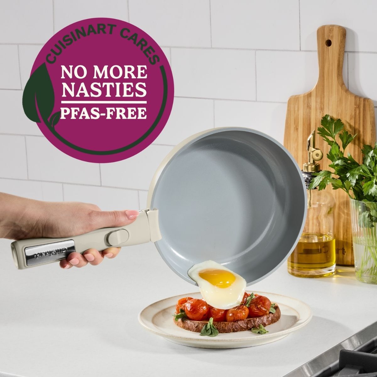 Win the New ClickSmart Nonstick Detachable Handle Cookware Set ...