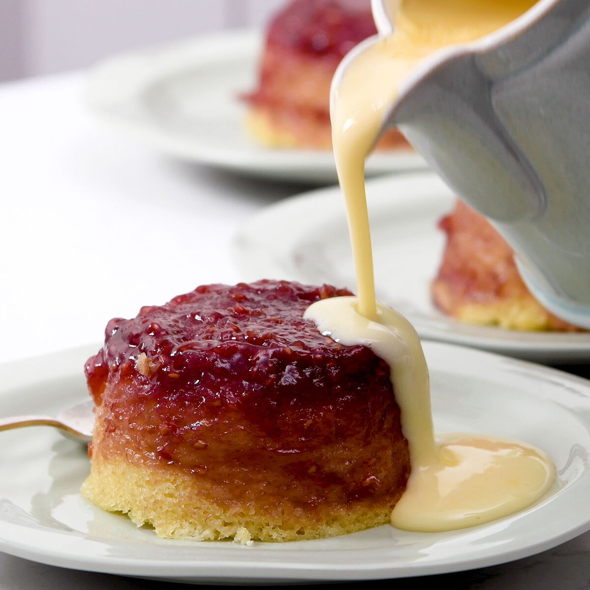 Steamed Raspberry Jam Puddings | Recipes | Cuisinart