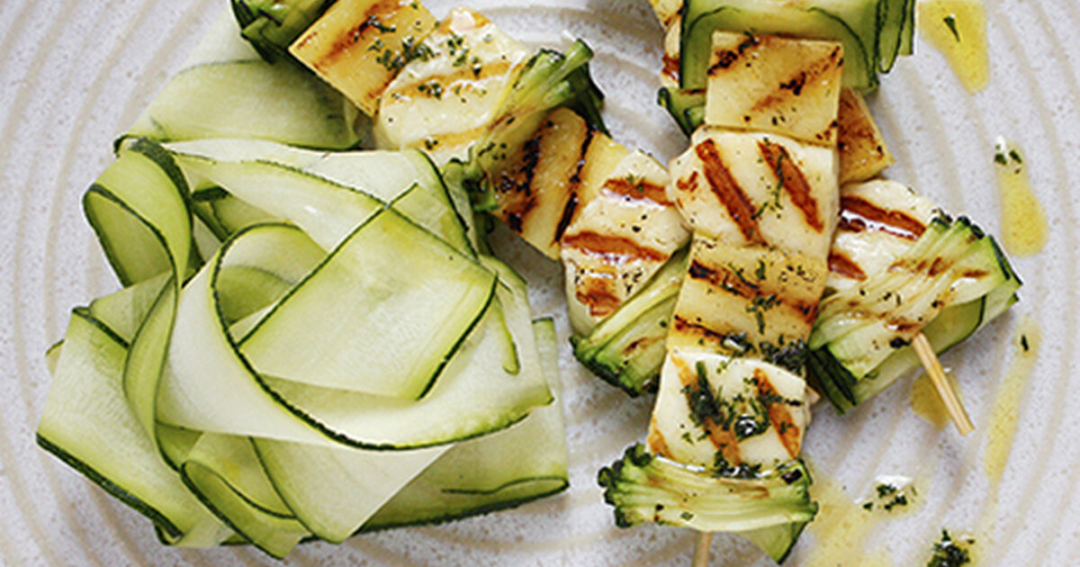 how to cook halloumi kebabs