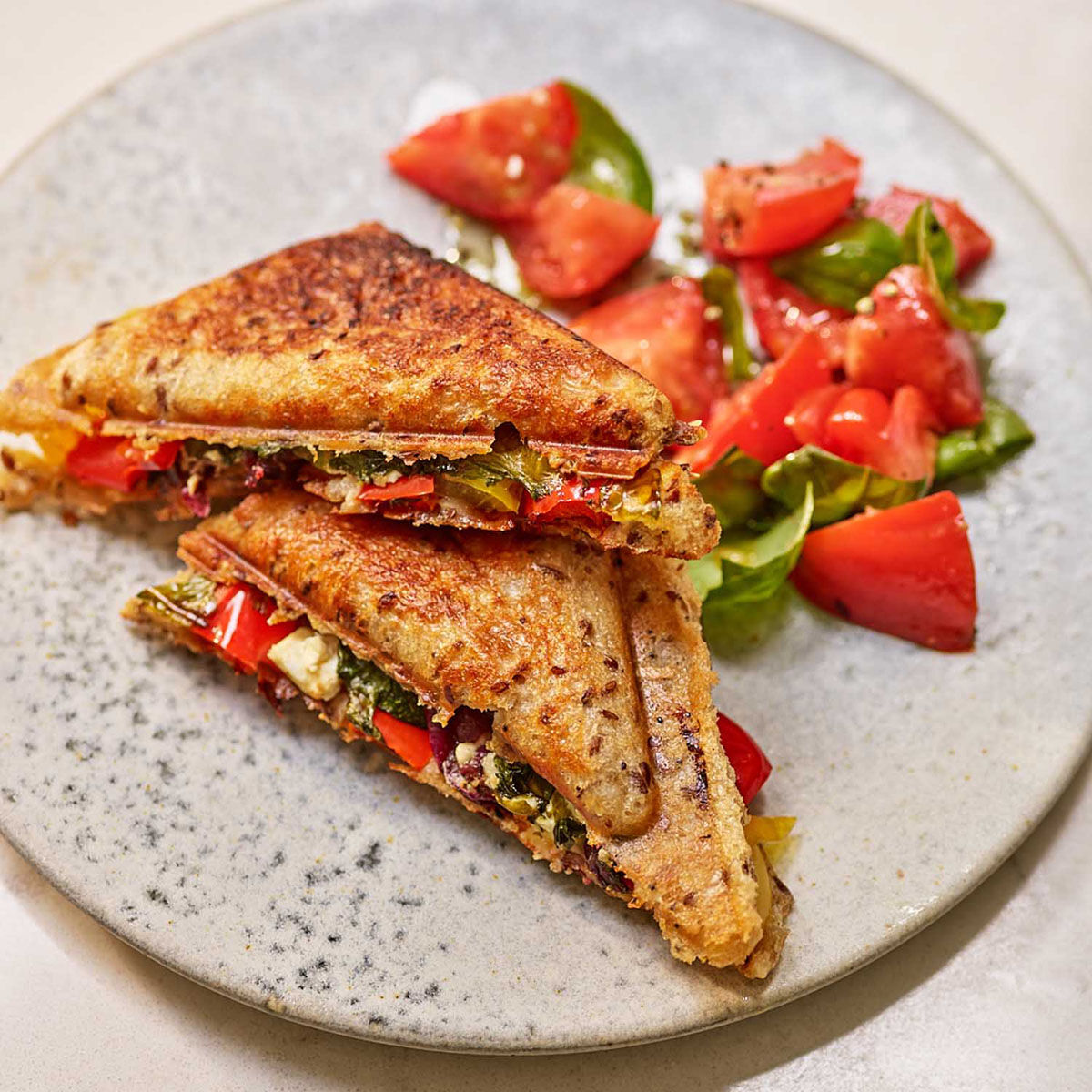 Grilled Veg & Halloumi Toastie | Recipes | Cuisinart