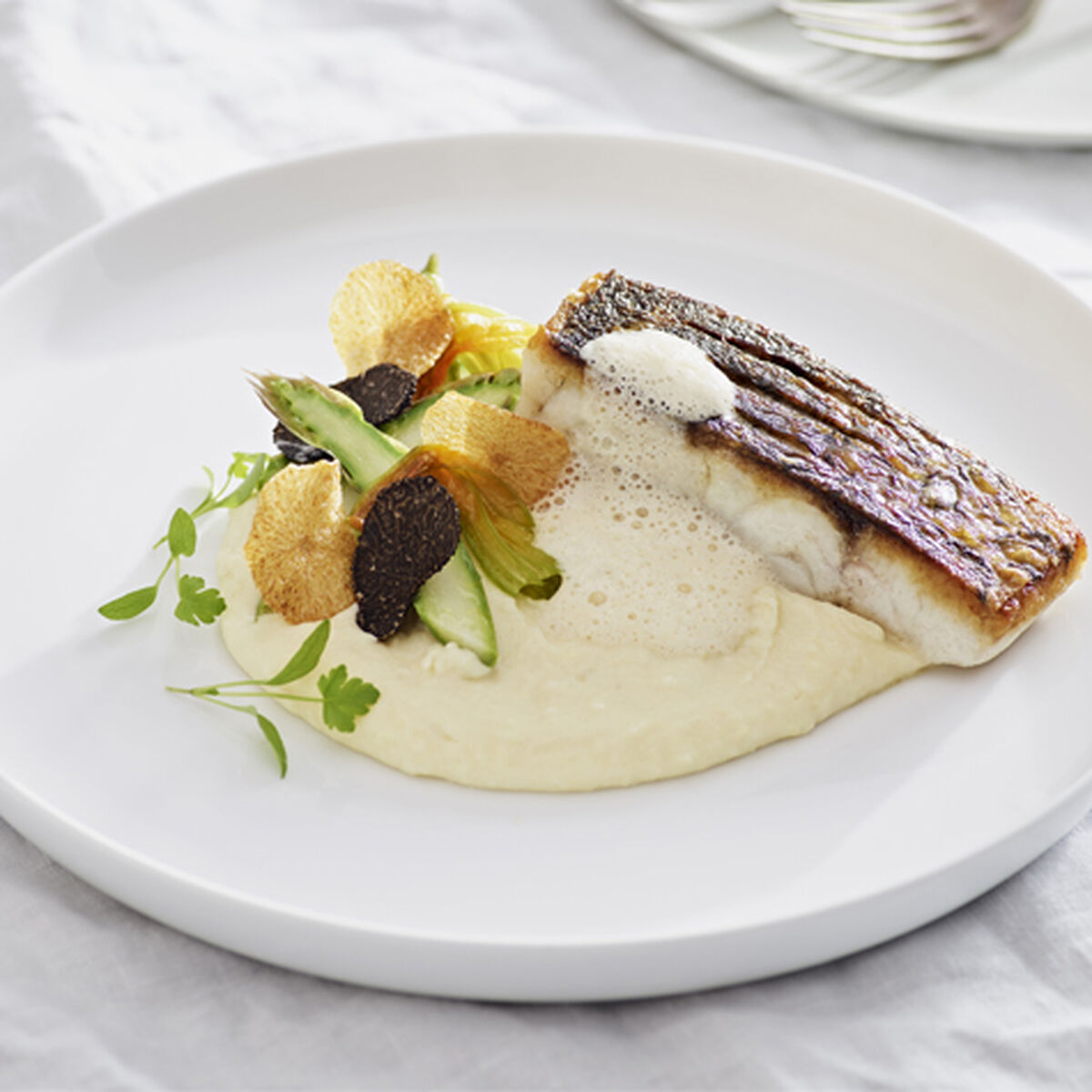 Roasted White Fish with Potato Mousseline | Recipes | Cuisinart